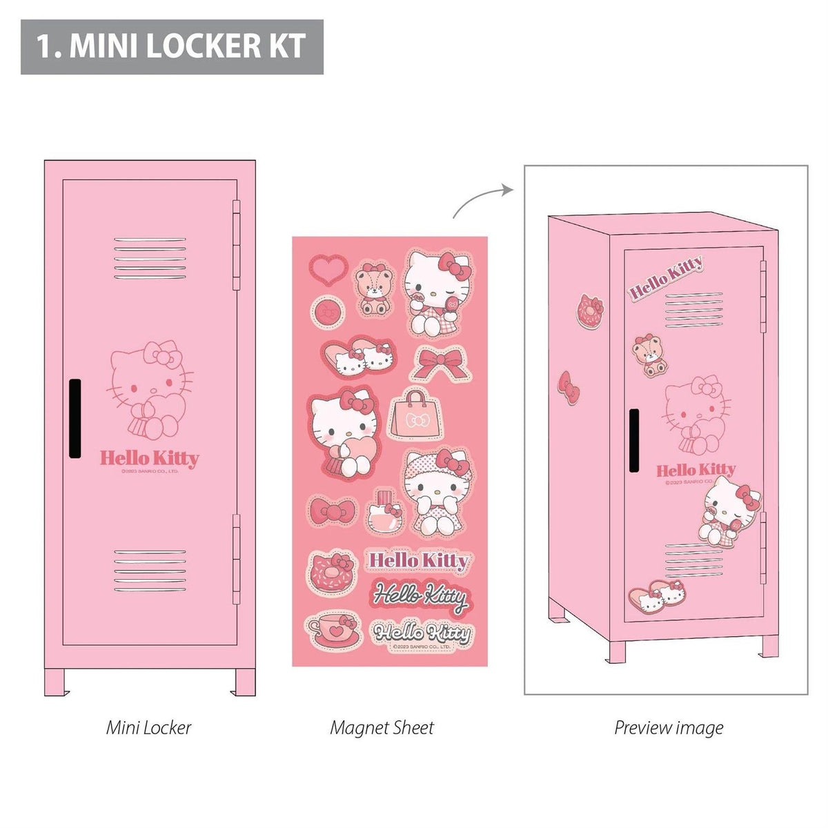 Hello Kitty Mini Locker – Dance Time